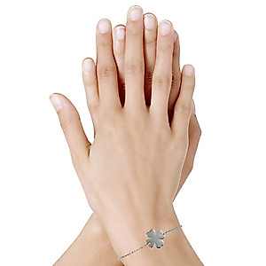LES POULETTES JEWELS - Sterling Silver Lucky Clover Bracelet