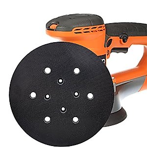 6 Inch 6 Hole Replacement Sander Pad for Ridgid R2611 Random Orbit Sander- 6” Hook and Loop Sanding Pad for Power Sander