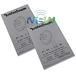 Rockford Fosgate R2D4-10 10" R2 1000 Watt Car Subwoofers Subs R2D410 (2 Pack)