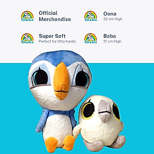 PUFFIN ROCK Oona & Baba Plush 2 Character Set | Oona Approximately 32cm | Baba Approximately 20 cm