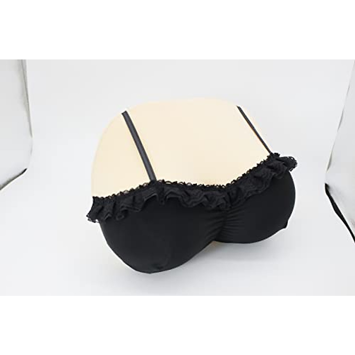 poceton Soft Boobs Pillow, 3D Memory Foam Sleep Pillow Creative Realistic Boobs Breasts Pillow Cushion, Sexy Couple Kawaii Toy Pillow Funny Gift (Black)