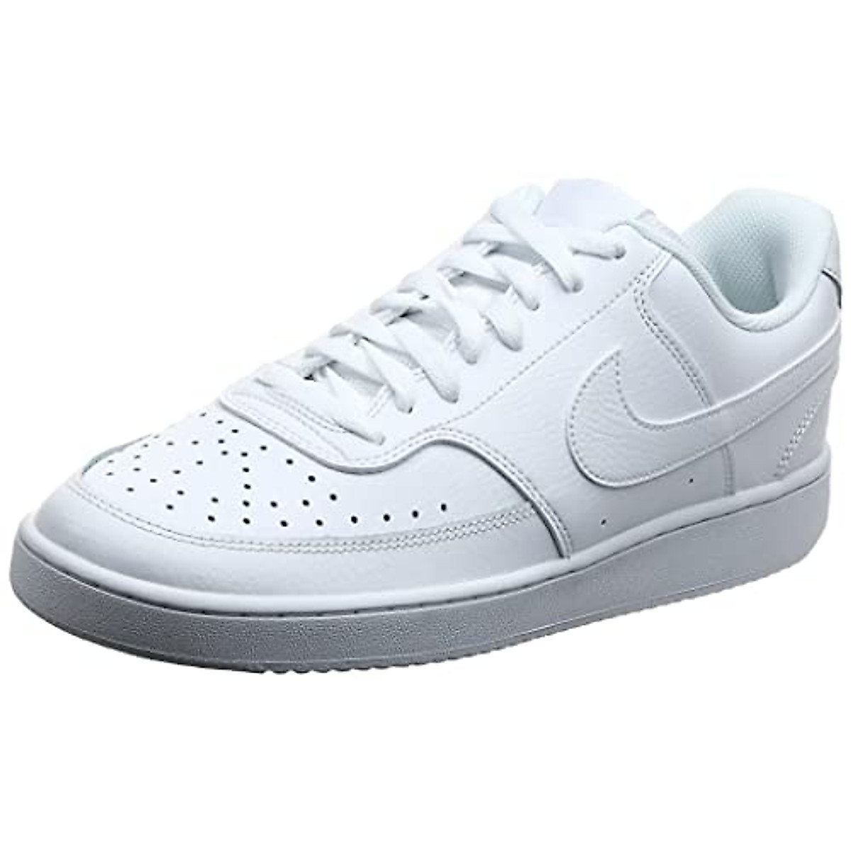 Nike Men's Court Vision LO Sneaker, White/Whiteblack, 11 Regular US