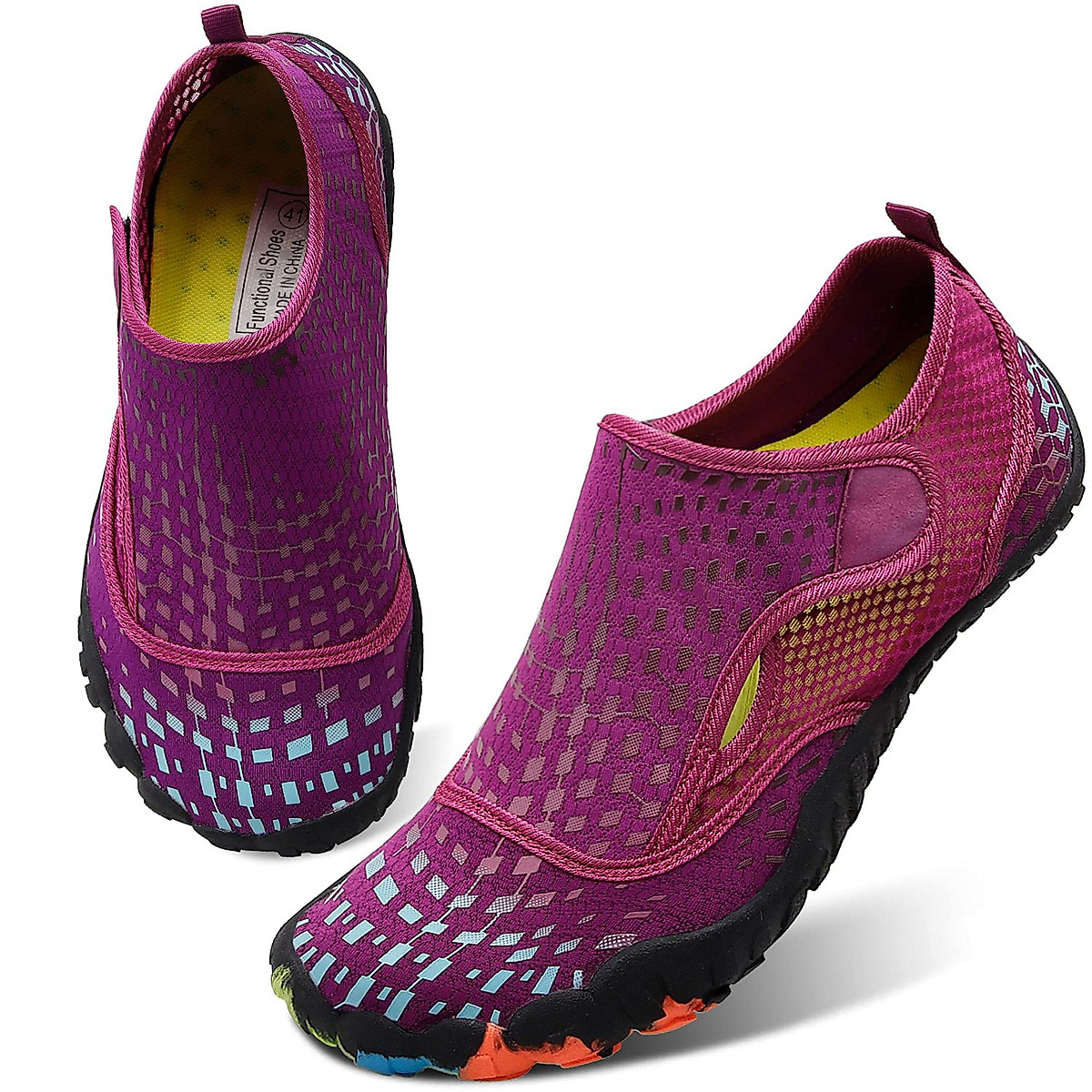 L-RUN Womens Water Sports Shoes for Surfing Walking Yoga Purple M US (Women 8.5, Men 7)=EU39
