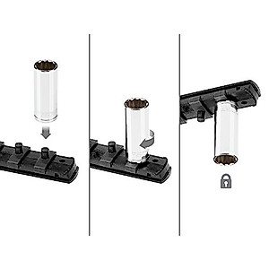 TEKTON 1/4 Inch Drive Deep 12-Point Socket Set, 11-Piece (5/32-9/16 in.) | SHD90107