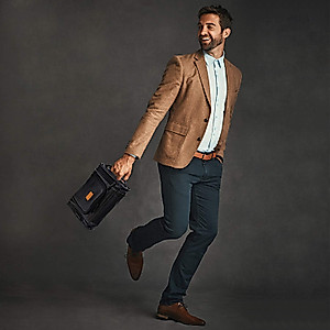 MIRASON Hanging Toiletry Bag for Men Dopp Kit Waterproof Leather Travel Organizer with Sturdy Metal Hook and Handle for Bathroom Shower Cosmetics Camping Brushes Shaving (Black)