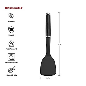 KitchenAid KE015OHOBA Classic Short Turner, One Size, Black 2
