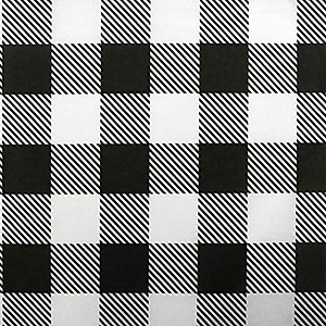 Iconikal Tissue Paper, White Buffalo Plaid, 20 x 20-Inches, 60-Sheets