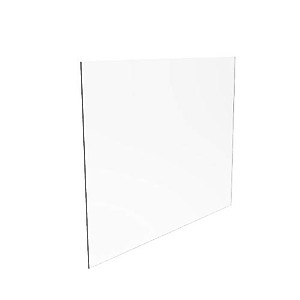 FixtureDisplays® 22x28" Clear Transparent Acyrlic Plexiglass Lucite 1/8" (3mm) Thickness Sneeze Shield DIY Panel 10076-22 * 28"-NF