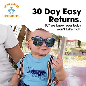 In My Diaper I Have an Oklahoma UT Texas Fans Baby One Piece 6 Months White