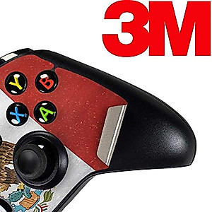 Skinit Decal Gaming Skin compatible with Xbox One Controller - Originally Designed Mexico Flag Distressed Design
