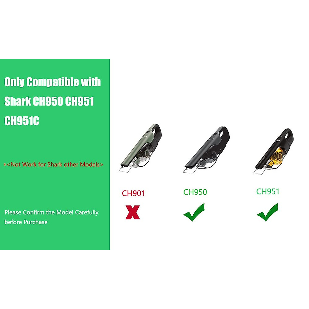 Replacement Shark CH951 Charger CH950 Charger Adapter Power Cord Compatible with Shark UltraCyclone Pro Cordless Handheld Vacuum CH951 CH951C CH950 DC Charger Power Supply DK12-133075A-U