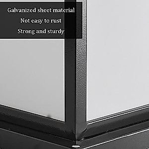 JSBDPHW New Chinese LED Column Light Wiring Pillar Lamp Simple Metal Square Post Light Outdoor Waterproof Pillar Pole Lamp Garden Villa Landscape Lawn Pedestal Light