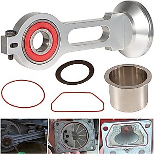 KK-4835 Compressor Piston Kit Connecting Rod Replacement Kit Perfectly Fits for Sears Craftsman Devildiss Dewalt Porter Cable Oil Free Air Compressor Pump, Comparable to KK-4835 KK-5081 A02743
