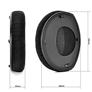 RS160 RS170 RS180 Ear Pads Upgrade Quality - defean Replacement Ear Cushion Earpads Compatible with Sennheiser RS160 RS170 RS180 HDR160 HDR170 HDR180 Headphones,Noise Isolation Foam(Velour)