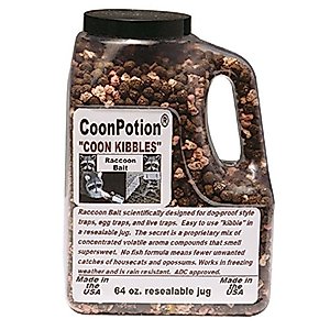 Coon Kibbles Wild Cherry Scented Raccoon Dog Proof Kibble Bait - 64 oz Container