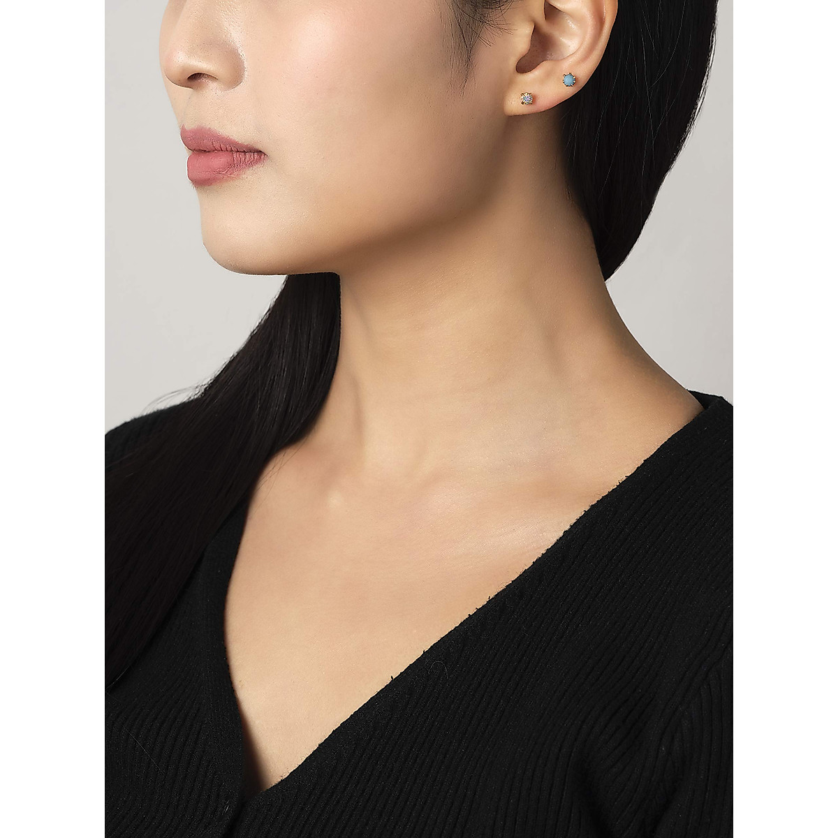 Aboutdaisy 12 Pairs Acrylic Stud Set Earrings for Women, Diverse Colorful Hypoallergenic Fashion Jewelry for Special Moments Christmas Valentines Mother's day Gift