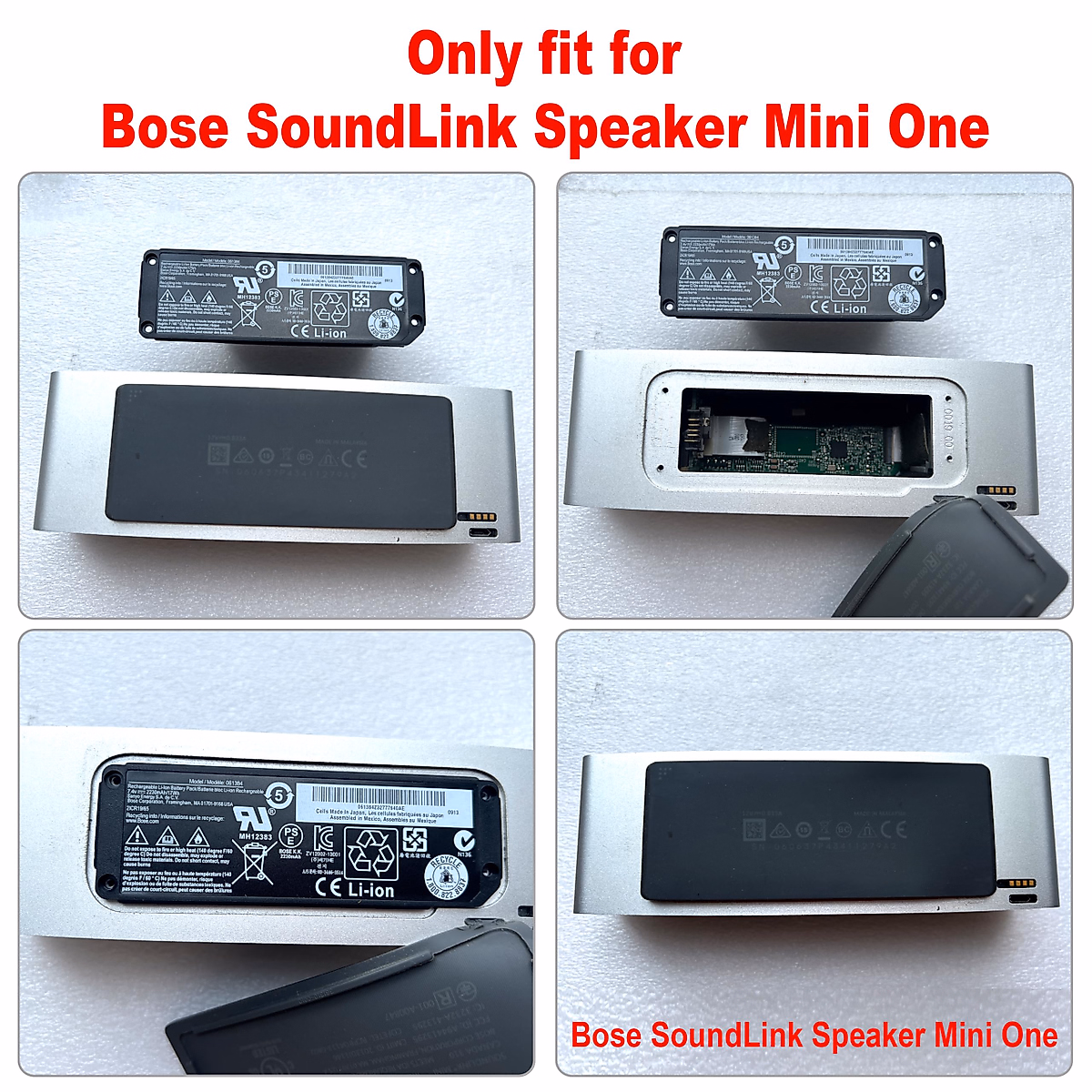 BOWEIRUI 061384 061385 061386 063287 Battery for Bose SoundLink Speaker Mini One