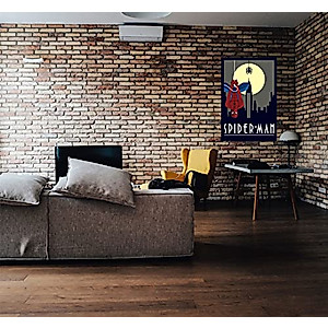 POSTER STOP ONLINE Spider-Man - Marvel Comics Poster/Print (Art Deco Design) (Size 24" x 36")