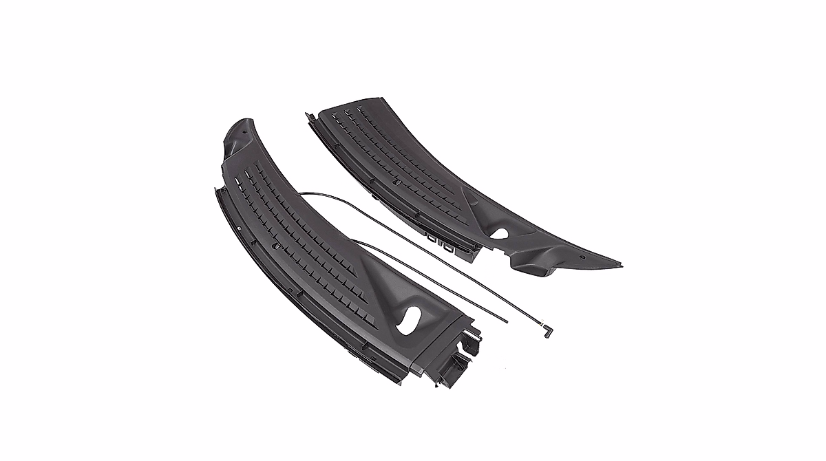 ECOTRIC Pair Front Cowl Panel Grille Vents Windshield Wiper Set w/Seals ...