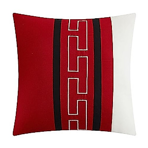 Chic Home CS1223-112-AN Carlton 6-Piece Comforter Set, Queen Size, Black