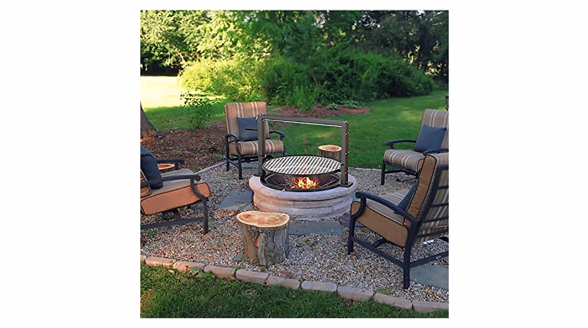 only fire Santa-maria Style Grill Rotisserie System Adjustable Cooking ...