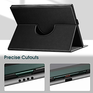 Fintie Slim Case Compatible with BOOX Note Air 2 (2021) & BOOX Note Air 2 Plus (2022) Tablet 10.3 inch - 360 Degree Rotating Protective Stand Cover with Auto Sleep/Wake, Black