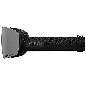 Giro Contour RS Ski Goggles - Snowboard Goggles for Men & Women - Black Craze Strap with Vivid Onyx/Vivid Infrared Lenses