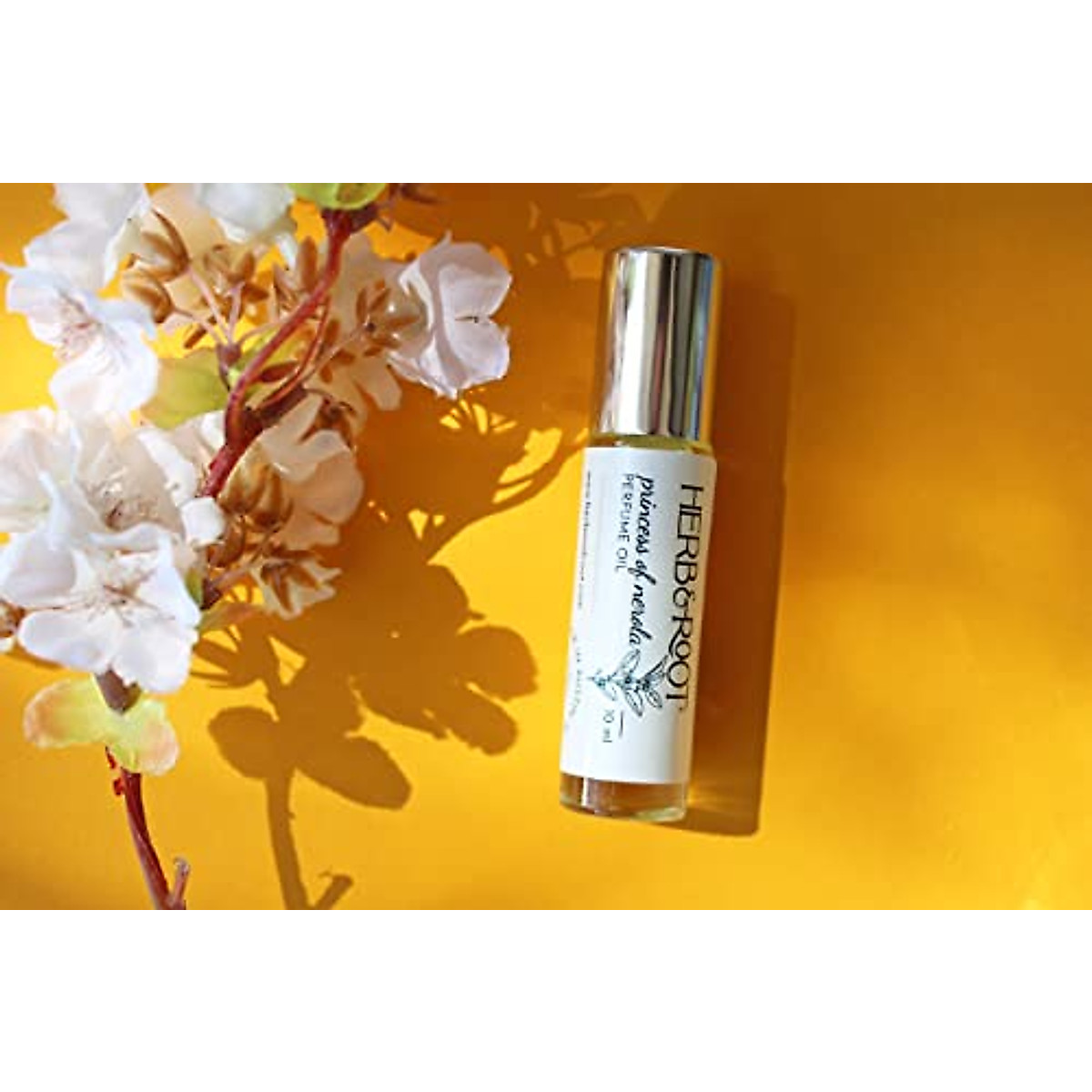 Neroli (Orange Blossom) Amber Perfume for Women | Rollerball (Roll on) Fragrance | Herb and Root 10ml