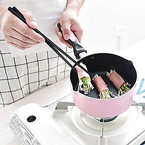 GADIEDIE Chopsticks10 Pairs Reusable Fiberglass Chopsticks,Non-Slip Chopsticks,Beginners Chopsticks,Dishwasher Safe,for Chinese style Japanese Food Cooking Chopsticks(9.5"Black cherry blossom)