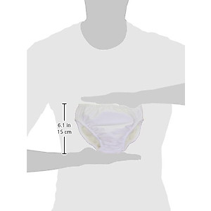 My Pool Pal Reusable Swim Diaper, White, 3T