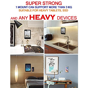 SALEX Compatible with Magsafe Car Mount for Dashboard, Wall, Fridge, Truck, Mirror 2 Pack. Stick On Magnetic Phone Mount for iPhone 15 14 Plus 13 Pro Max 12 Mini. Flat Magnet Dash Phone Holder