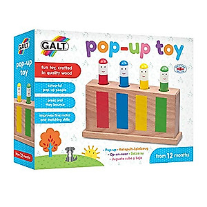Galt Pop Up Toy, Multicolor, From 12 months +, 5 pieces