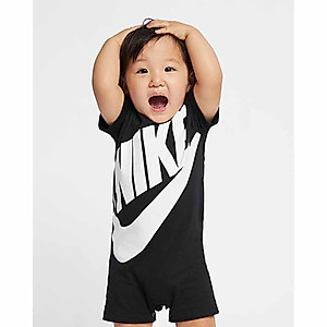Nike Baby Boy's Futura Romper (Infant) Black 12 Months