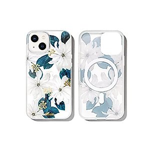 Sonix Floral Case for iPhone 13, Compatible with MagSafe [10ft Drop Tested] Delilah Flower