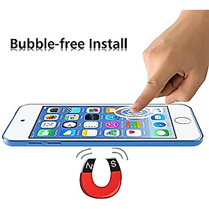 ivoler [4 Pack] [Tempered Glass] Screen Protector Compatible iPod Touch 7G 2019 6G 5G (7th 6th 5th Generation), 0.2mm Ultra Thin 9H Hardness 2.5D Round Edge