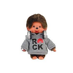 Monchhichi Pop Rockstar in Hoodie Plush Toy