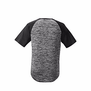EvoShield Adult E304 Performance Pullover Tech Tee - Black, XX-Large