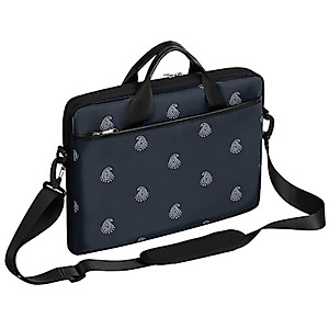 Paisley Water Drops Laptop Computer Bag Waterproof Shoulder Messenger Bag 13-15 inch Durable Laptop Tote Bag with Shoulder Strap Handle Lightweight Crossbody Briefcase