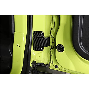 Fit for Suzuki Jimny 2019-2022 ABS Rear Door Tailgate Screw Protection Trim Decorative Cover Interior Car Accessories (Carbon Fiber)