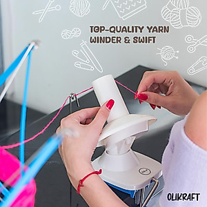 Yarn Ball Winder and Umbrella Swift (with Skein Holder) Basic Combo Set