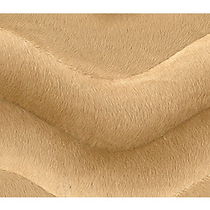Velboa Fabric Faux Fake Wave Fur Camel / 60" Wide/Sold by The Yard
