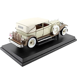 1930 Packard Brewster Tan and Coffee Brown 1/18 Diecast Model Car by Signature Models 18103