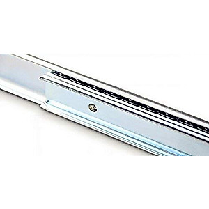 Homebasix Closet Pull-Out Retractable Ironing Board Stow Away in The Cabinet Easy to Install (Silver Grey)