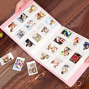 640 Pockets Photo Album for Fujifilm Instax Mini 12 11 90 40 9 8+ 8 LiPlay Instant Camera, Polaroid Snap/PIC-300/Z2300/ SocialMatic Instant Cameras & Zip Instant Printer (Magic pink)