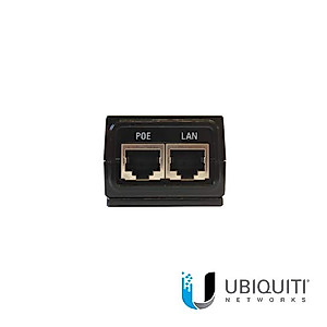 Ubiquiti Networks 24-Volt Dc 12W Poe Adapter, Max Surge Discharge 1500A Power - Protects Against ESD Events - Compatible with airGateway, (POE-24-12W)