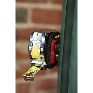 MagnoGrip 002-290 Quick Snap Magnetic Tape Measure Holder, Red