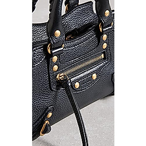 Balenciaga Women's Pre-Loved Black Calfskin Neoclassic Min, Black, One Size