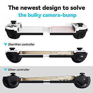 ShanWan Mobile Game Controller for Android, Bluetooth Wireless Gamepad Designed for Xbox Game Pass Ultimate, Steam Link, GeForce NOW