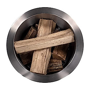 CRAFTSMAN 19.5" Smokeless Wood Fire Pit Portable Stainless Steel Camping, RVing, Backyard Bonfire fire Pit