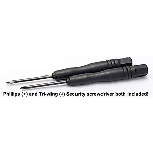 Onyx Black - Full Repair Parts Replacement Shell Kit for Nintendo DS Lite with Hinge Set